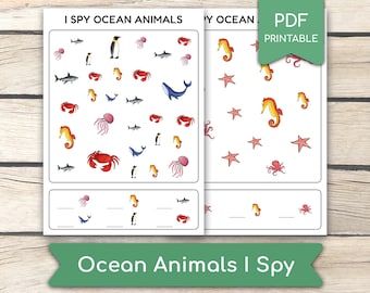 Safari Animals I Spy Worksheet, Safari Animals Activity, I Spy Activity ...