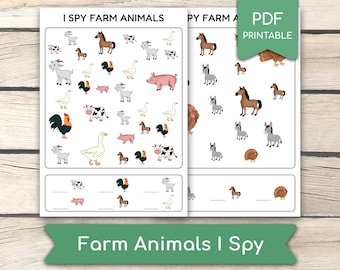 Safari Animals I Spy Worksheet, Safari Animals Activity, I Spy Activity ...