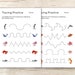Preschool Line Tracing Practice, Ocean Animals Pre-writing Activities ...