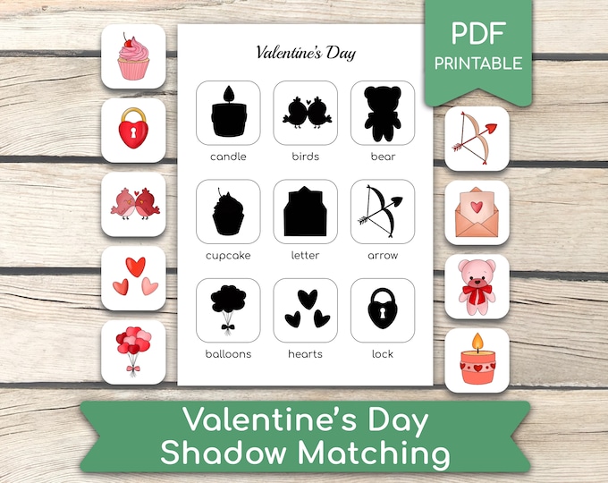 Winter Shadow Matching Game: Printable Kids Activity (PDF) - Etsy Canada
