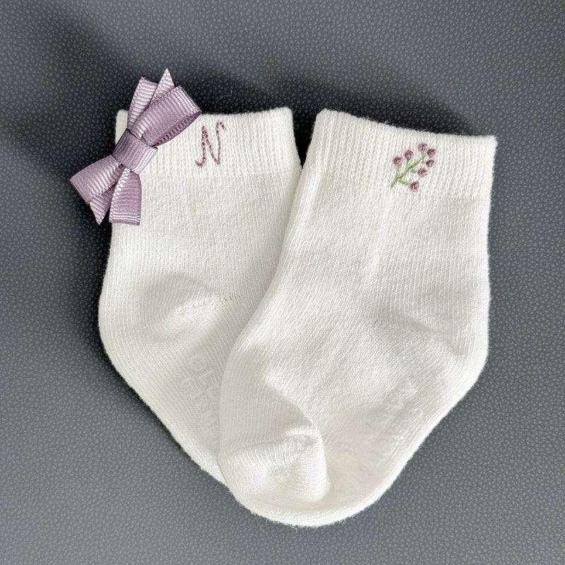 Embroidered Socks - Etsy