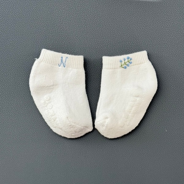 Embroidered Socks - Etsy