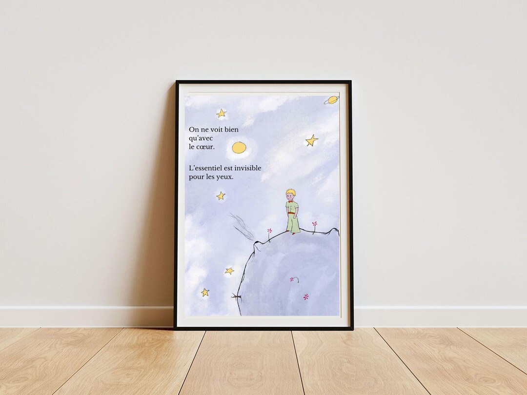 The Little Prince Poster Downloadable Wall Art, Little Prince Quote ...