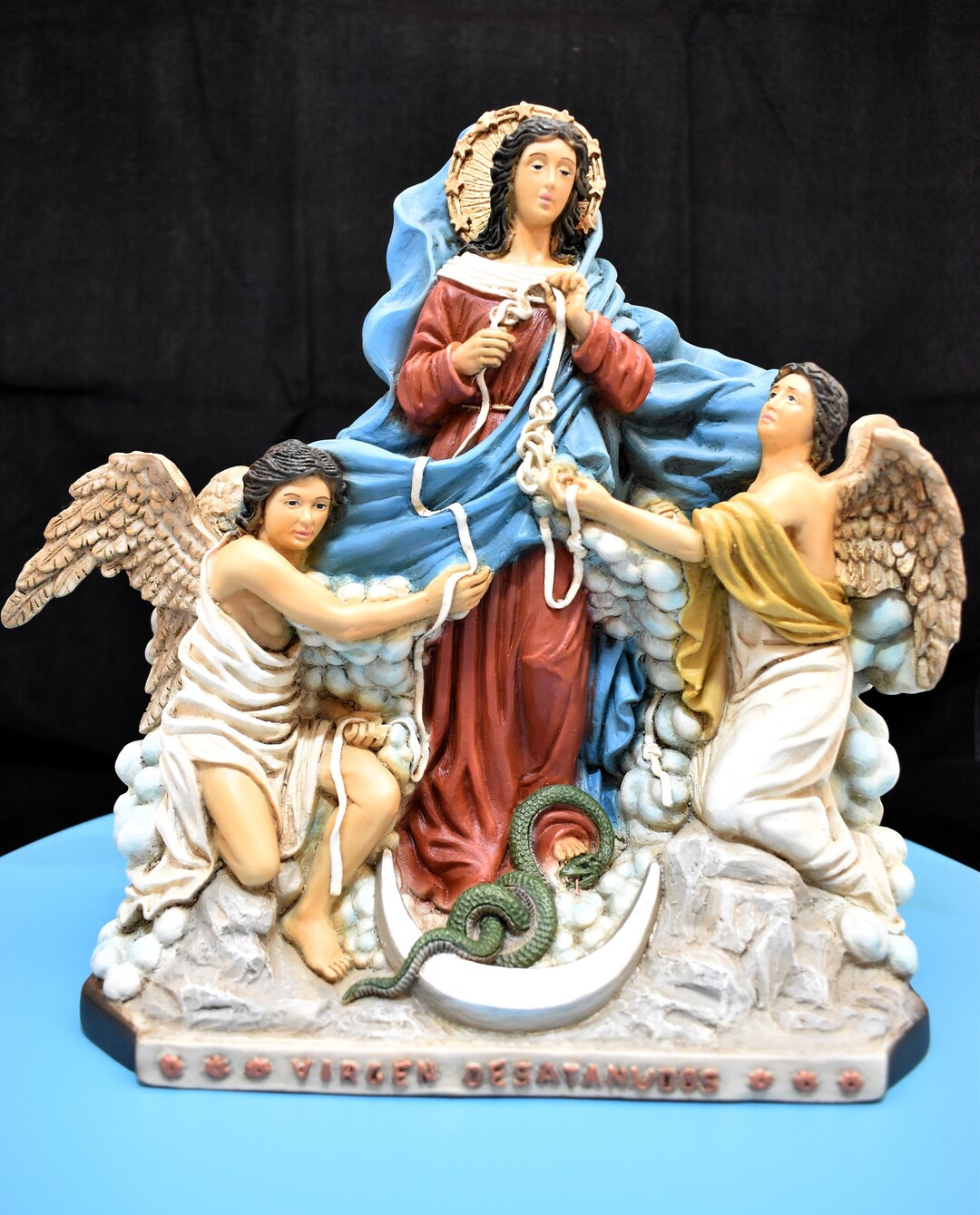 Mary Undoer of Knots Statue 1281 - Etsy