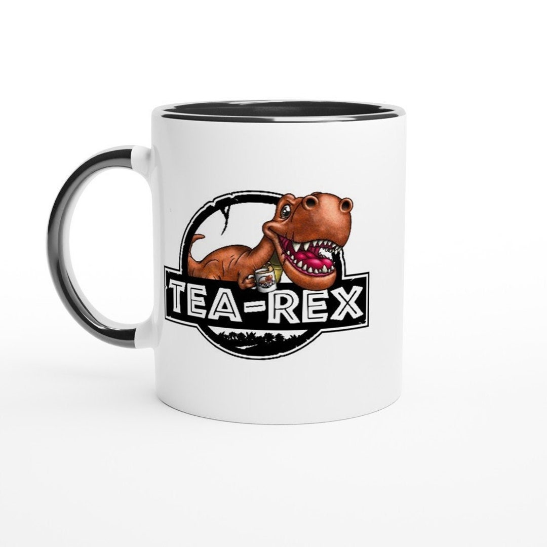 Tea-rex Dinosaur Mug With Color Inside Novelty Mug Jurassic Dino Tea ...