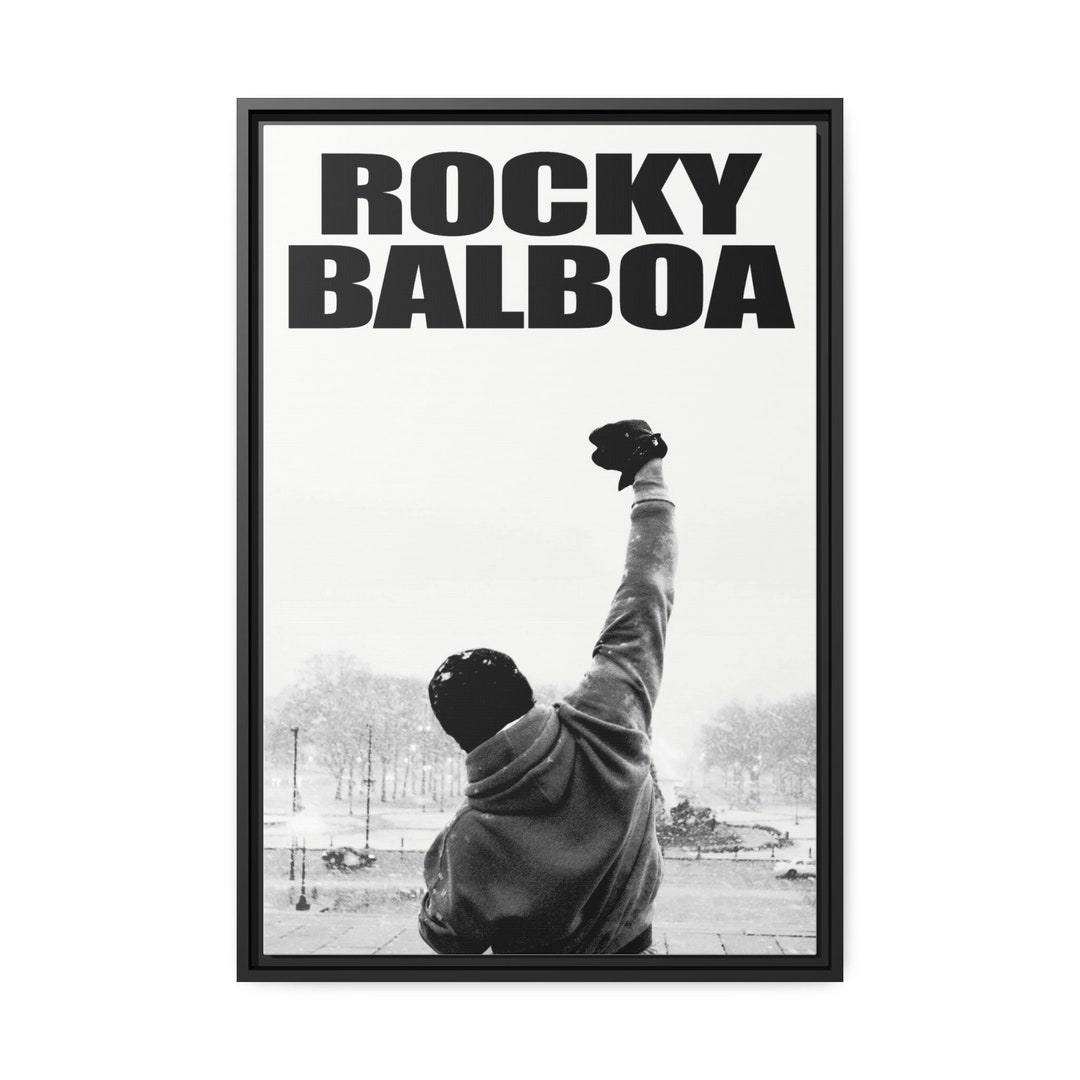Rocky Balboa Poster Rocky Wall Decor Sylvester Stallone - Etsy