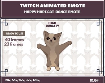 HUH Animated Emote Cat, Twitch Meme, Meme Emote, Cat Meme Emotes, Huh ...
