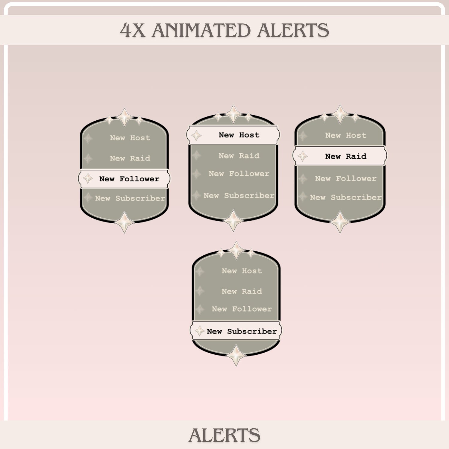 ANIME Animated SCREEN OVERLAY, Genshin Impact Overlay, Animated Overlay ...