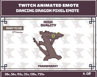 TOOTHLESS Pixel Dance Animated Emote, Twitch Meme Emote, Animated ...