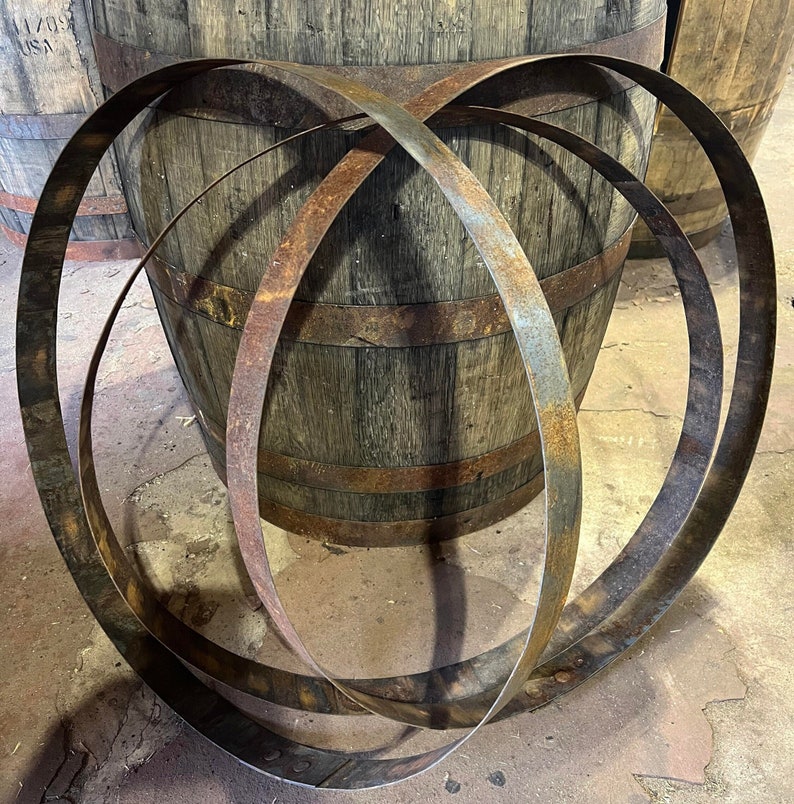 Whiskey Barrel Hoops - Etsy