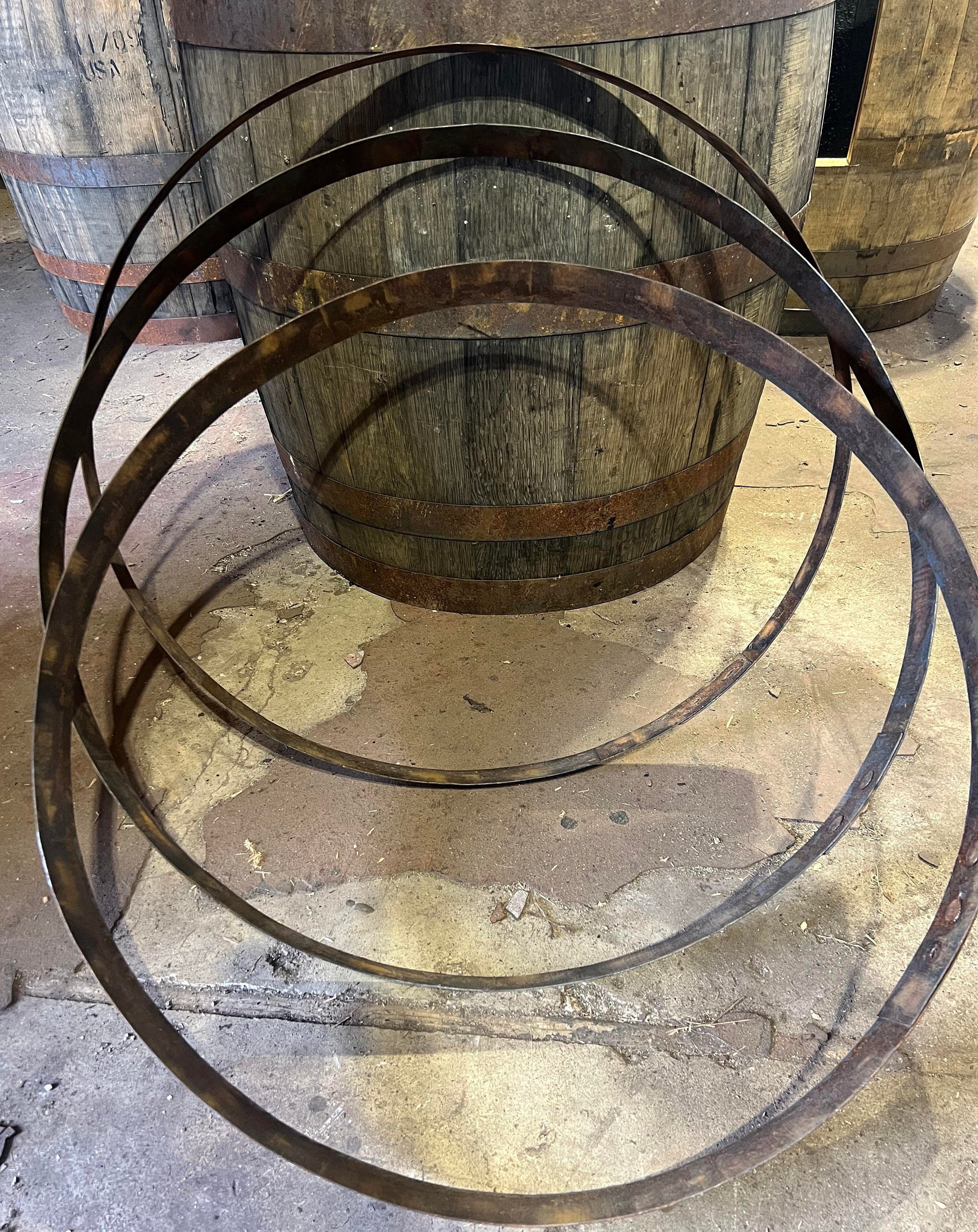 Whiskey Barrel Hoops - Etsy