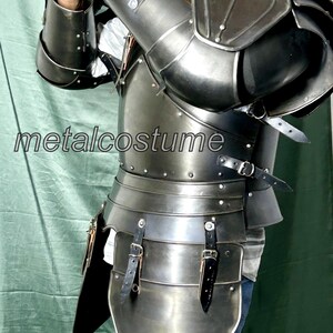 Medieval Knight's Full Mild Steel Plate Armor Suit – Authentic Battle ...