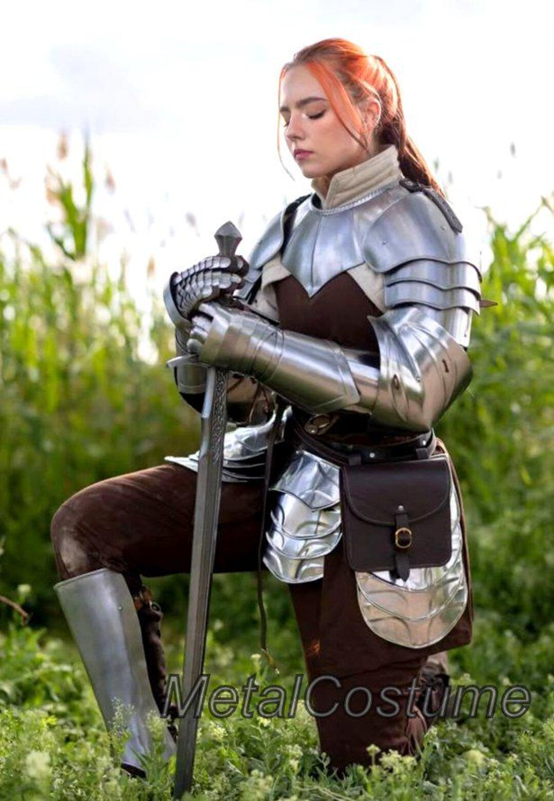Handcrafted Female Warrior Armor Set Women’s Medieval Steel Armor ...