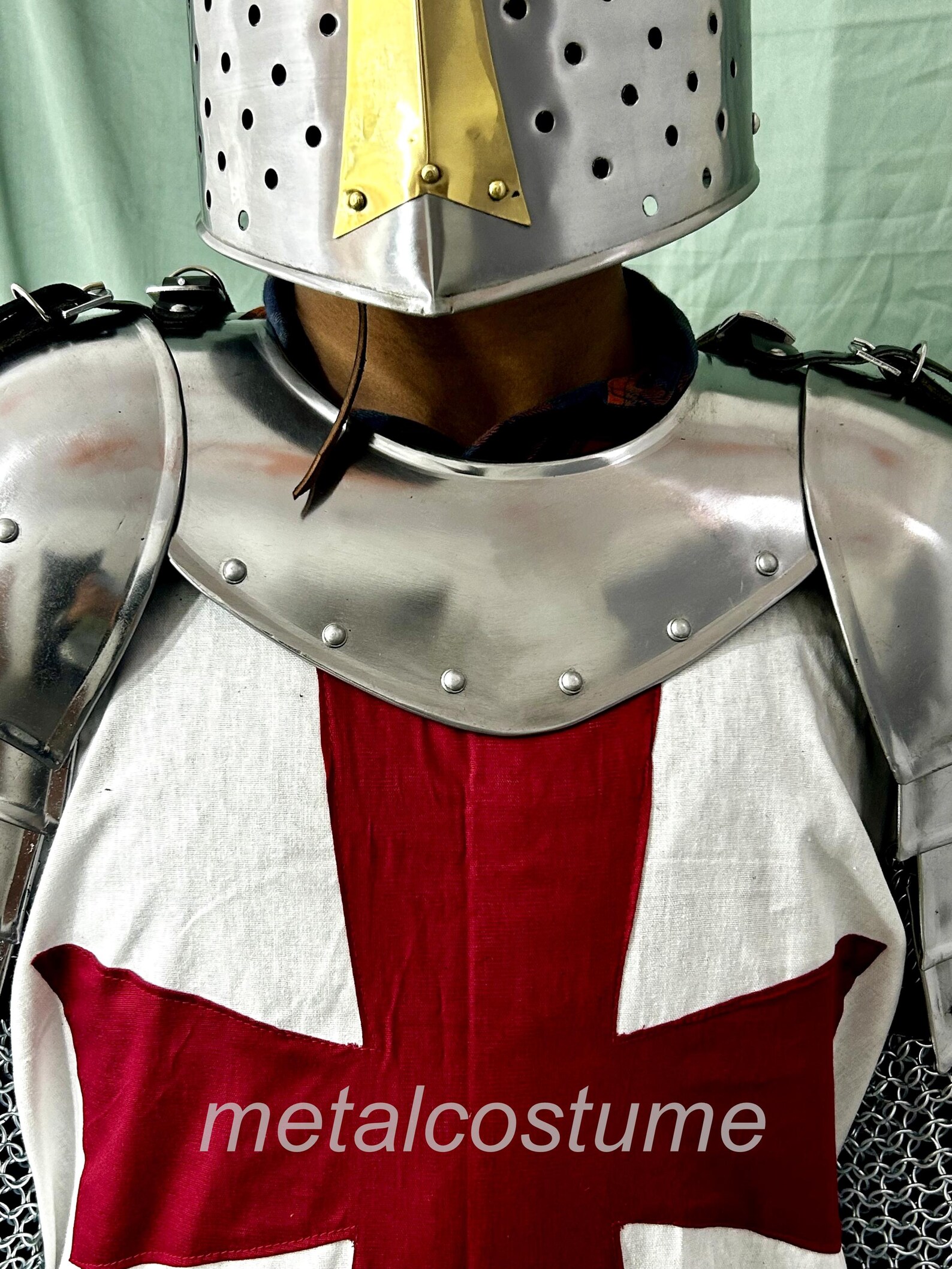 Medieval Knight Templar Crusader Costume – Full Armor Set With ...