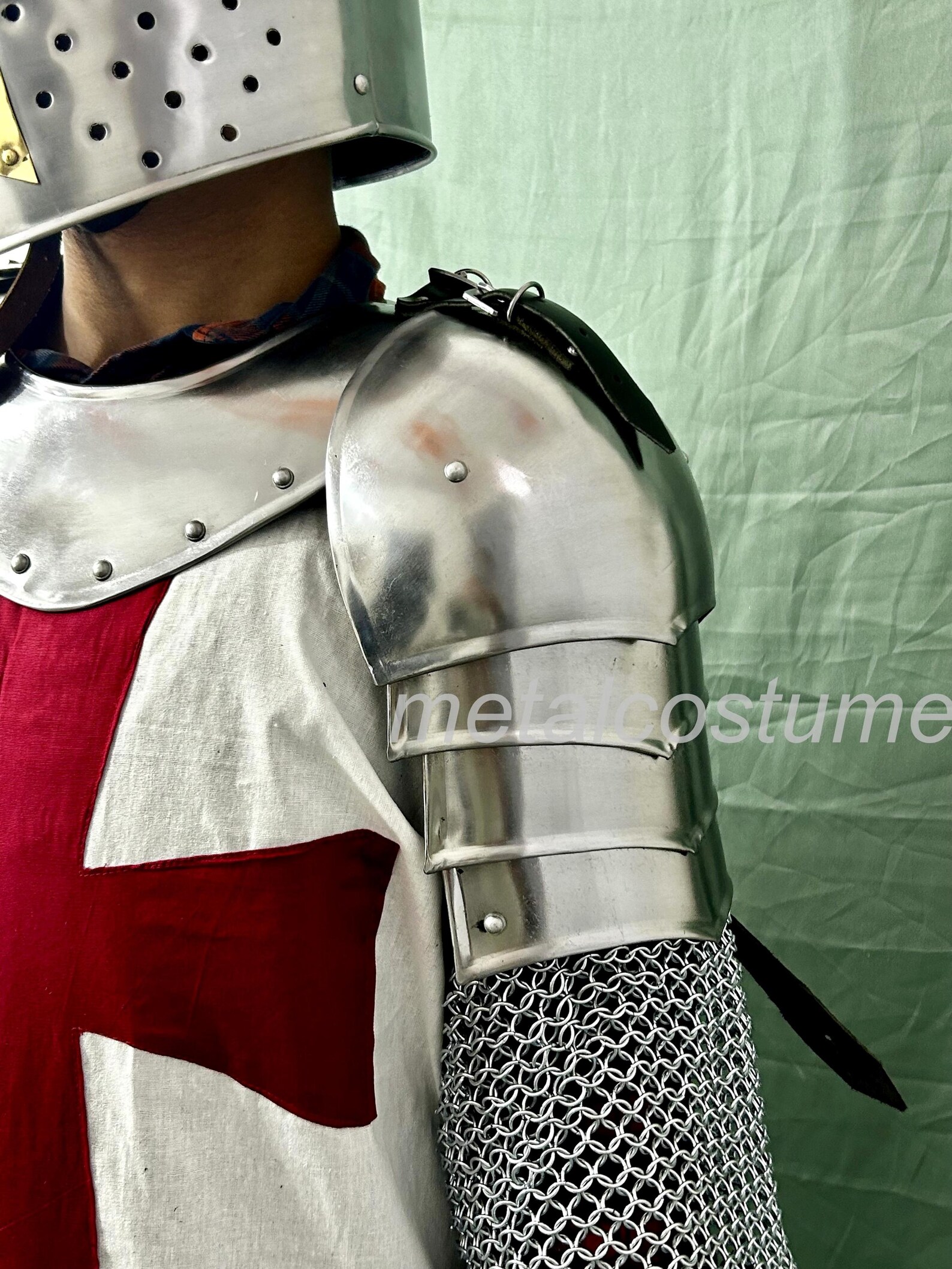 Medieval Knight Templar Crusader Costume – Full Armor Set With ...