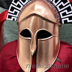 Epic Spartan Corinthian Helmet – Handmade Historical Replica With ...