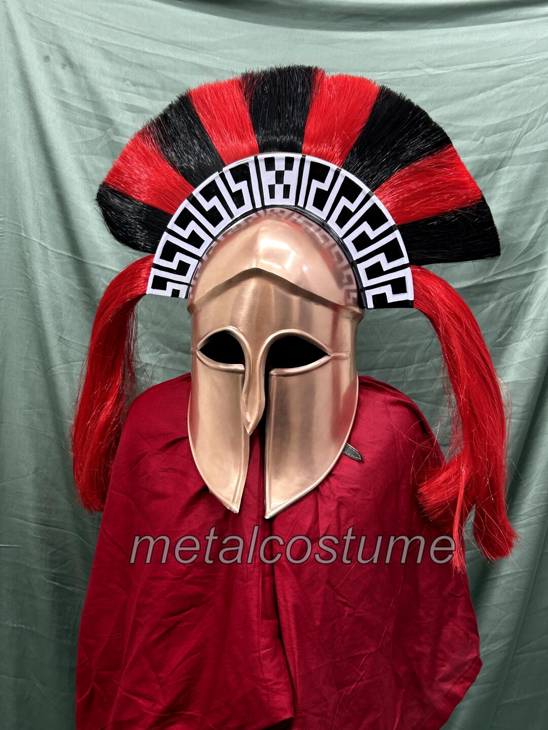 Epic Spartan Corinthian Helmet – Handmade Historical Replica With ...