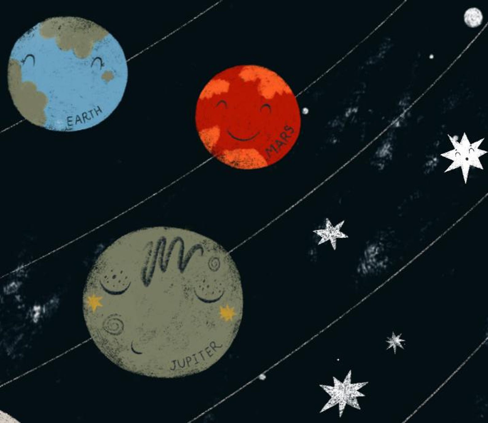 Solar System Digital Print - Etsy