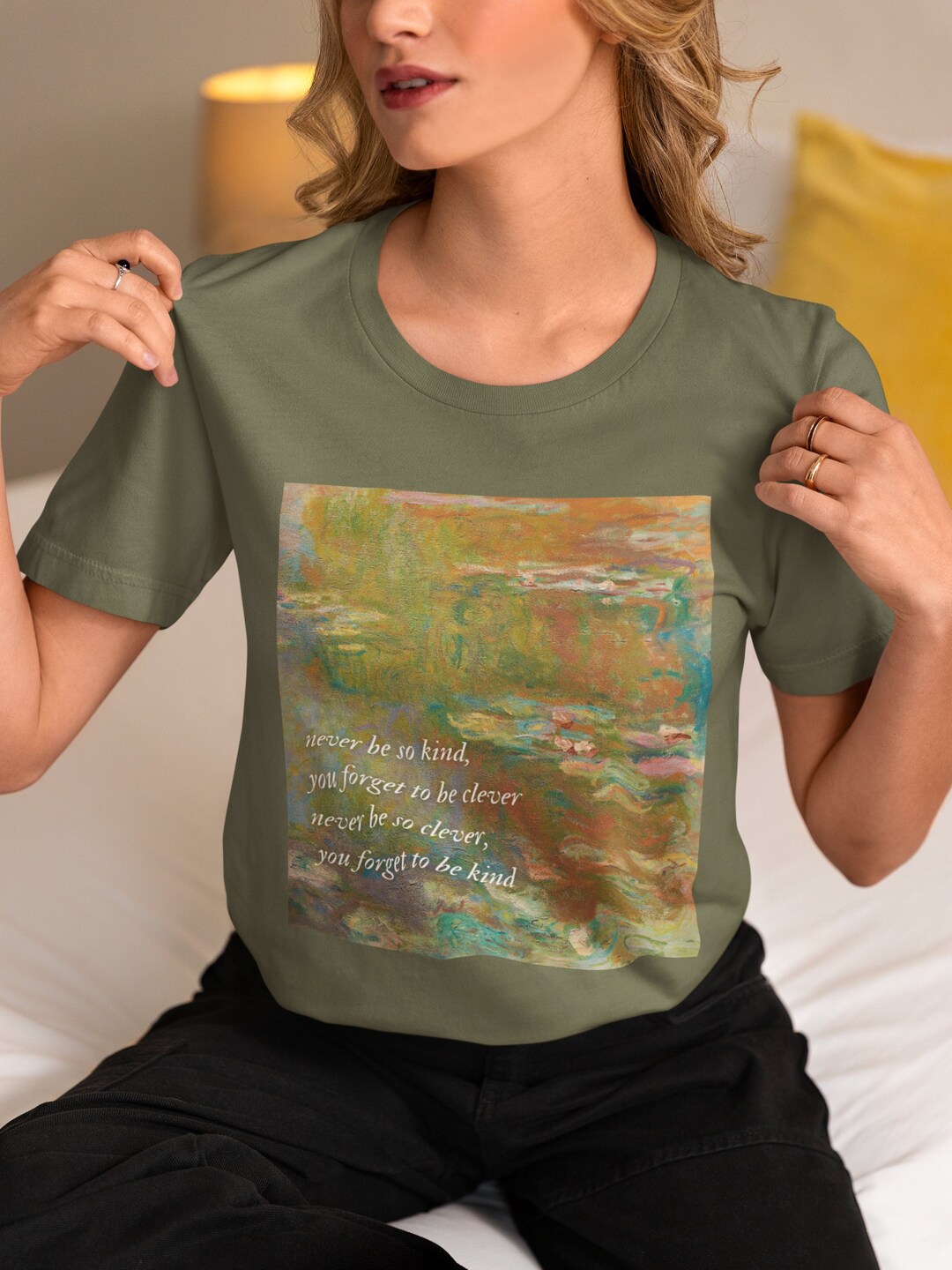 Marjorie Lyric Tee, Swift Comfort Colors, Never Be so Kind You Forget ...