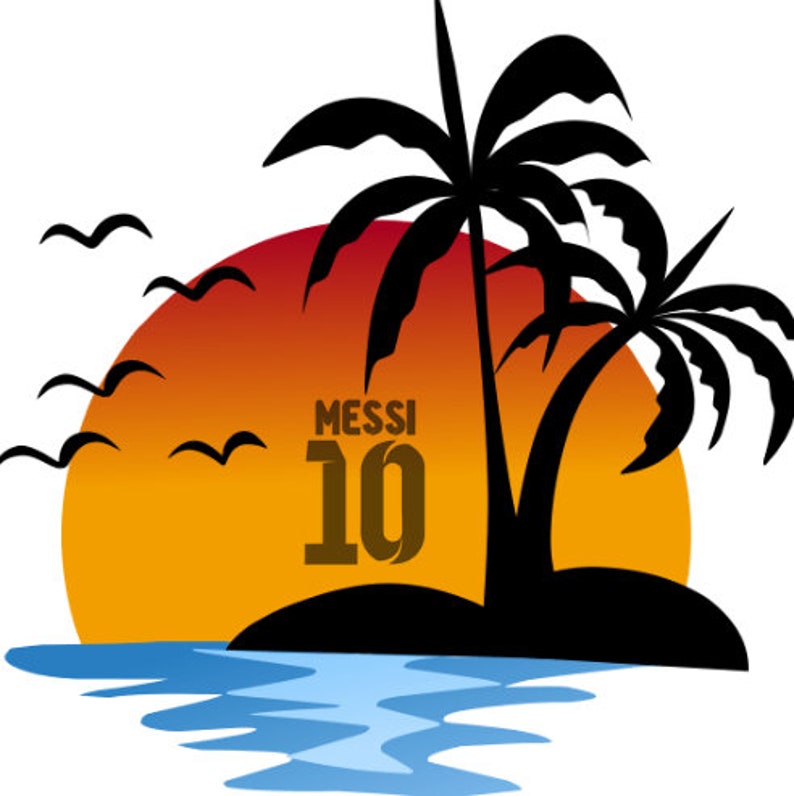 Lionel Messi Sunset Miami PNG and SVG transparent Background - Etsy Ireland