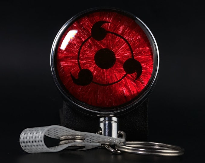 CUSTOM ORDER!! Realistic Sharingan Badge Reel - Etsy