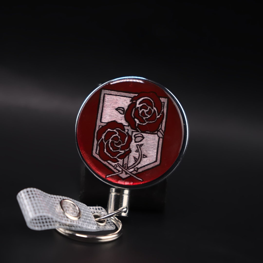 AOT Garrison Regiment Painted Hand-engraved Badge Reel - Etsy