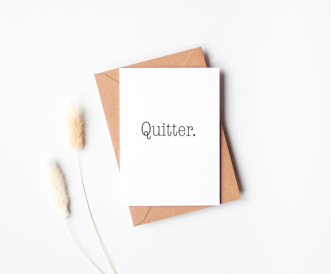 Sorry Youre Leaving Card Funny Quitter Card New Job Card - Etsy