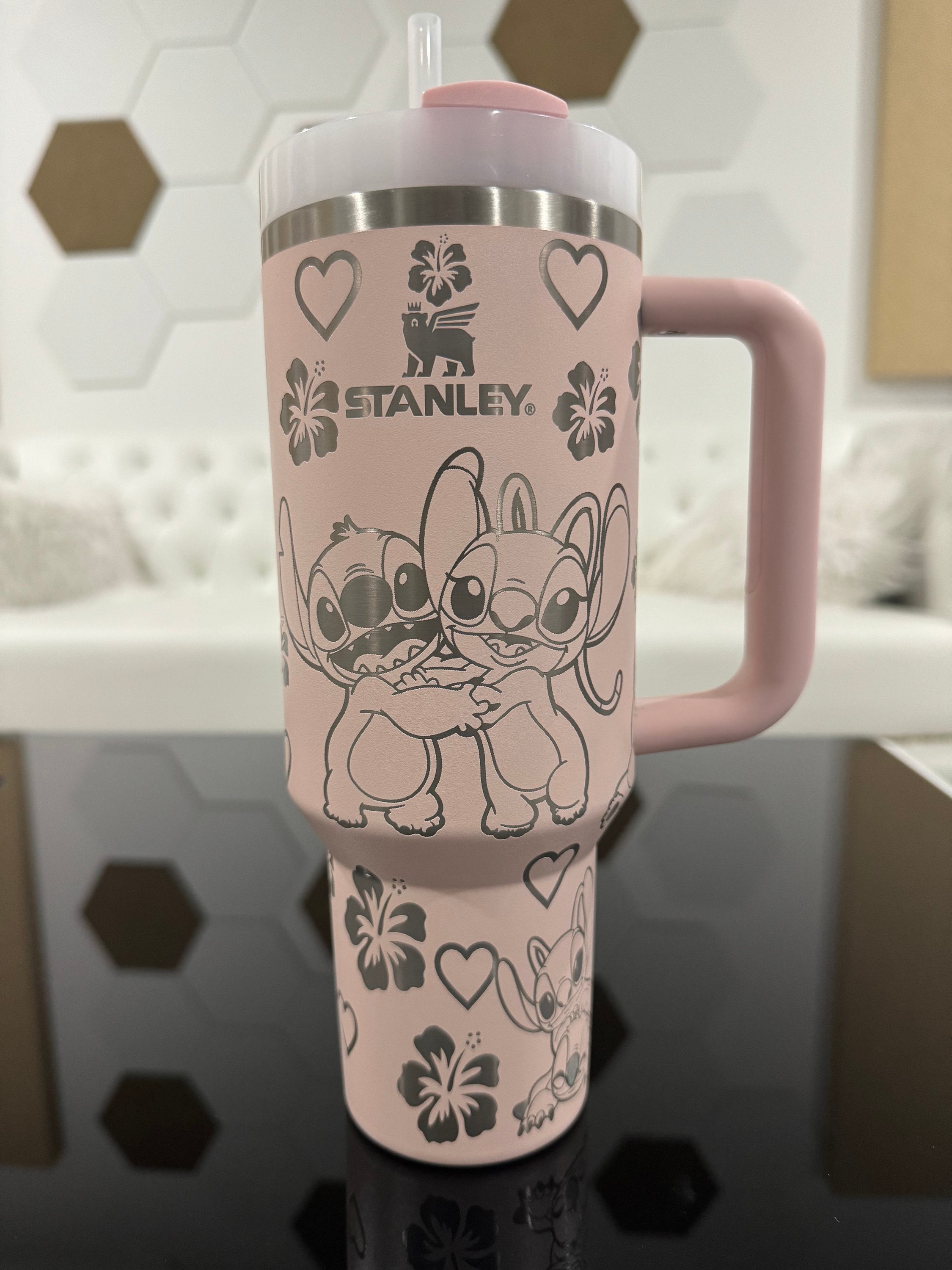 Stitch & Angel Inspired Stanley 360 Wrap Tumbler - Etsy