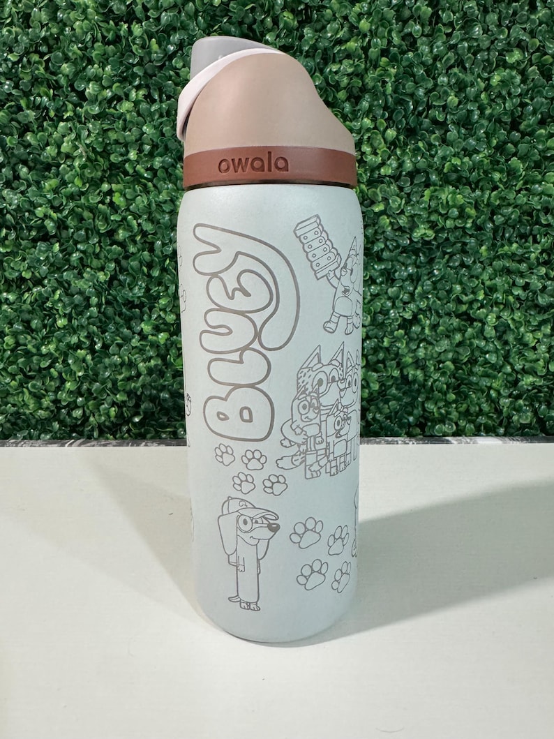 Bluey Inspired 32oz Owala 360 Tumbler - Etsy
