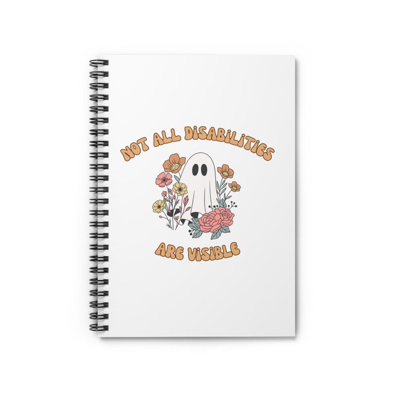 Not All Disabilities Are Visible Spiral Notebook Symptom Tracking ...