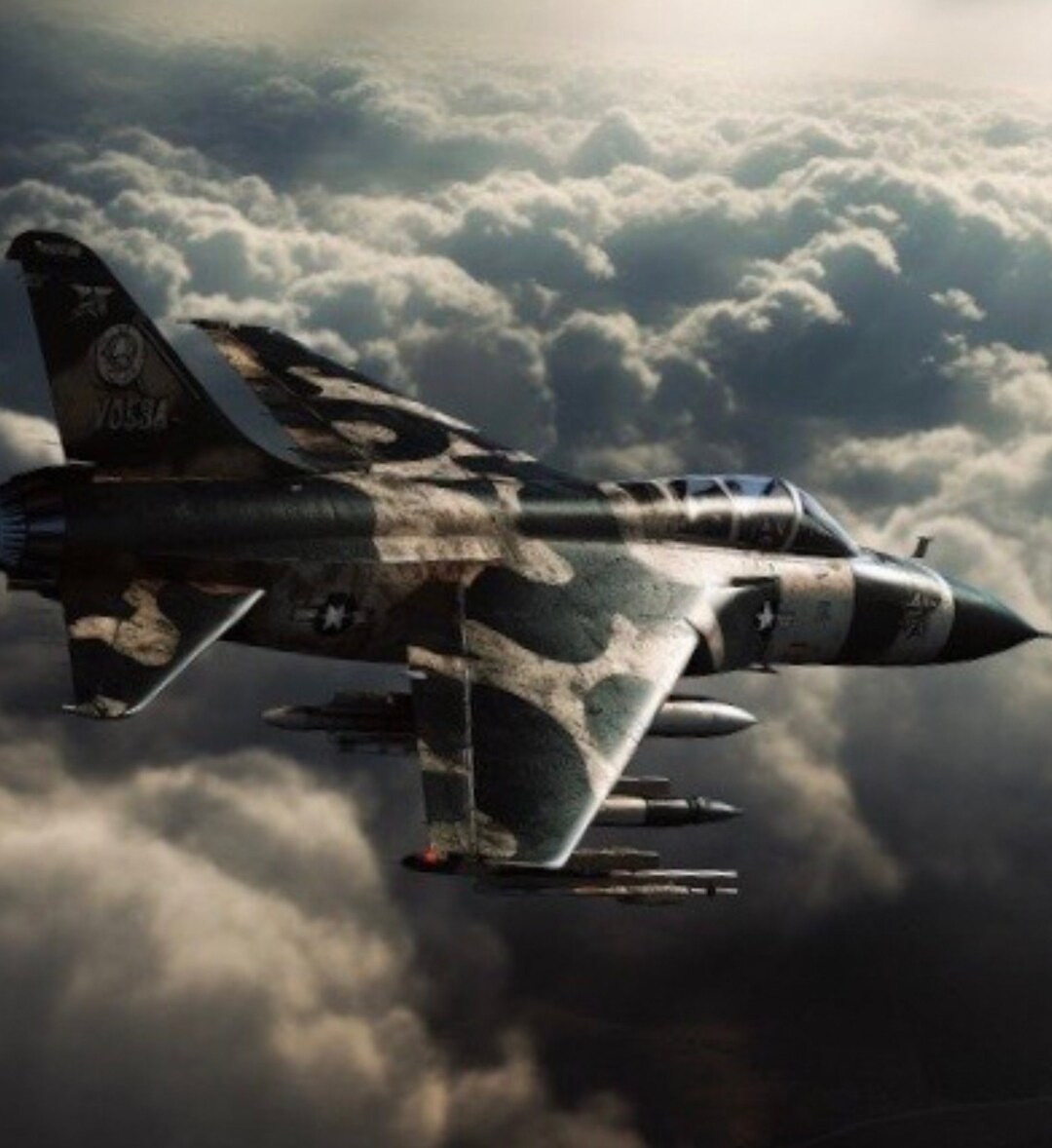 F-4 Phantom, F4 Phantom Wall Art, Military Aircraft, Warplane Art ...