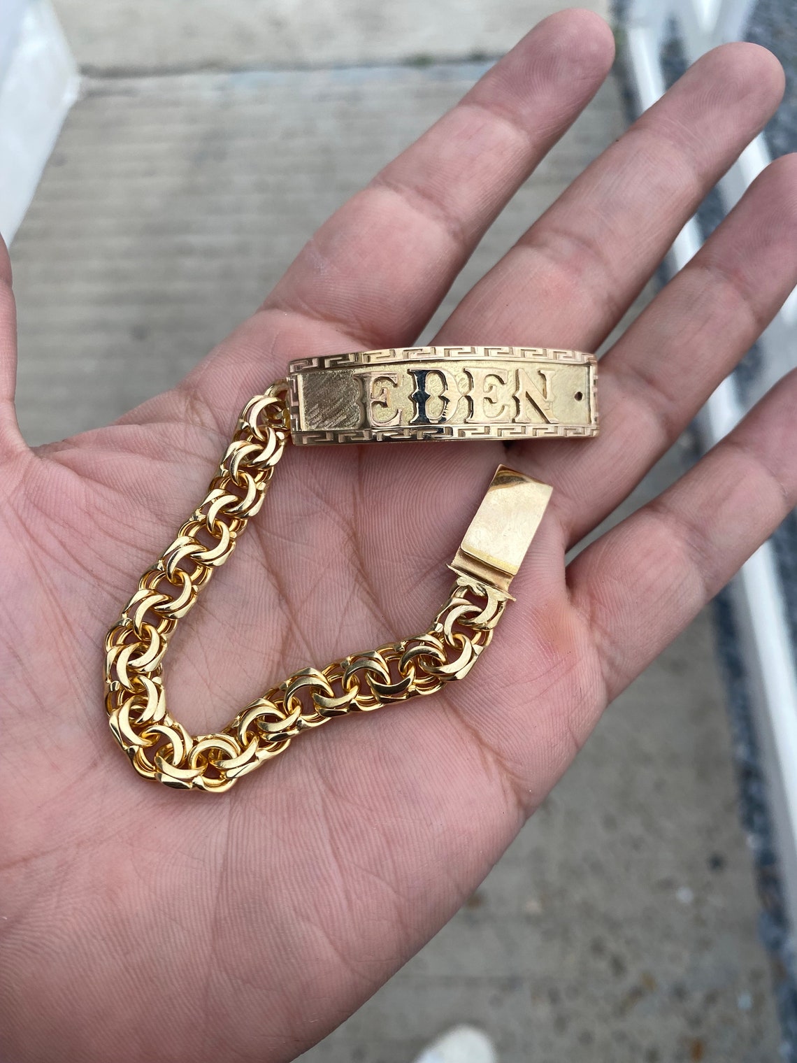 10k Solid Gold Baby and Kids Chino Link Jewelry!!! - Etsy