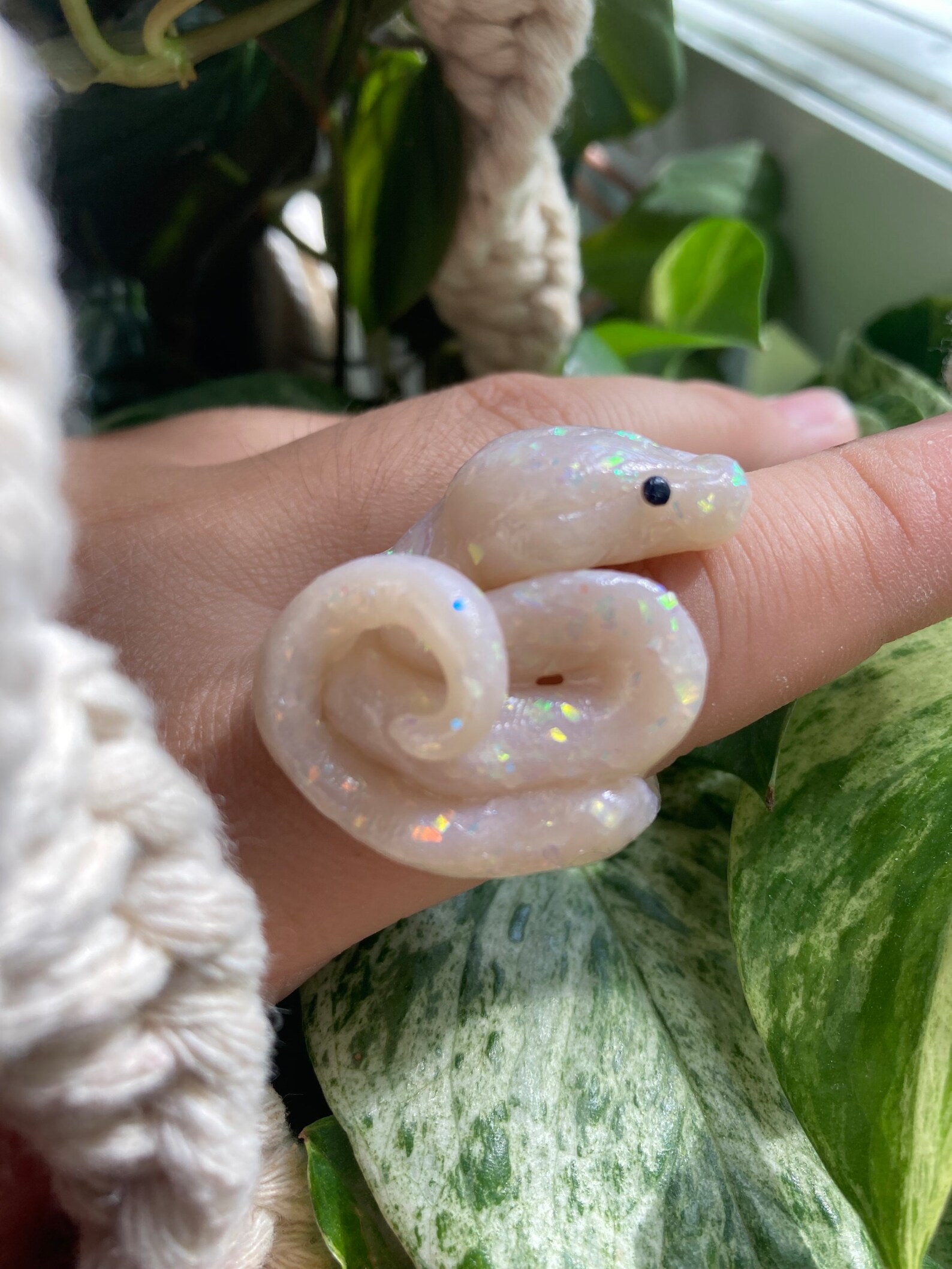Opal Ball Python Ring - Etsy