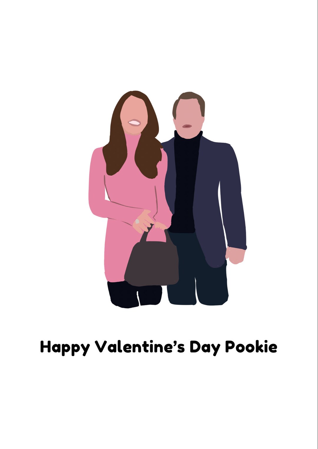 Pookie Valentine’s Day Card - Etsy