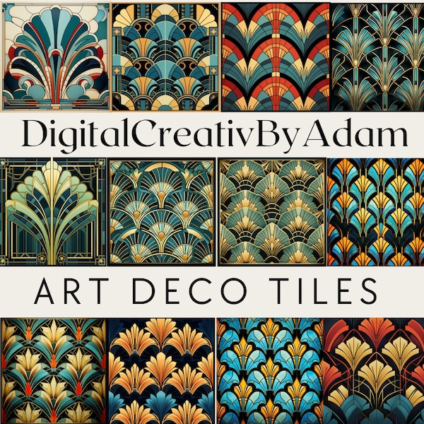 Art Deco Tile - Etsy