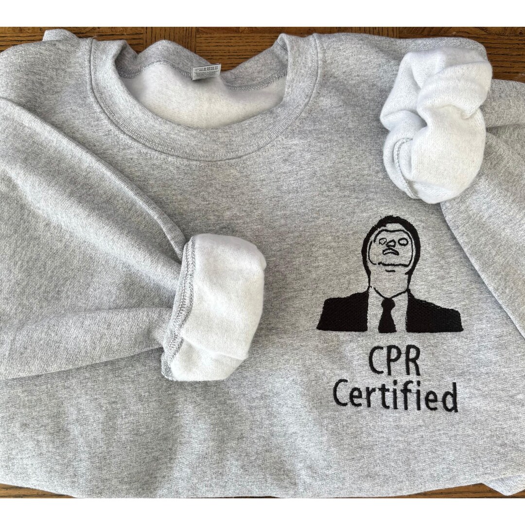 The Office | CPR Certified | Embroidery | Birthday Present - Etsy