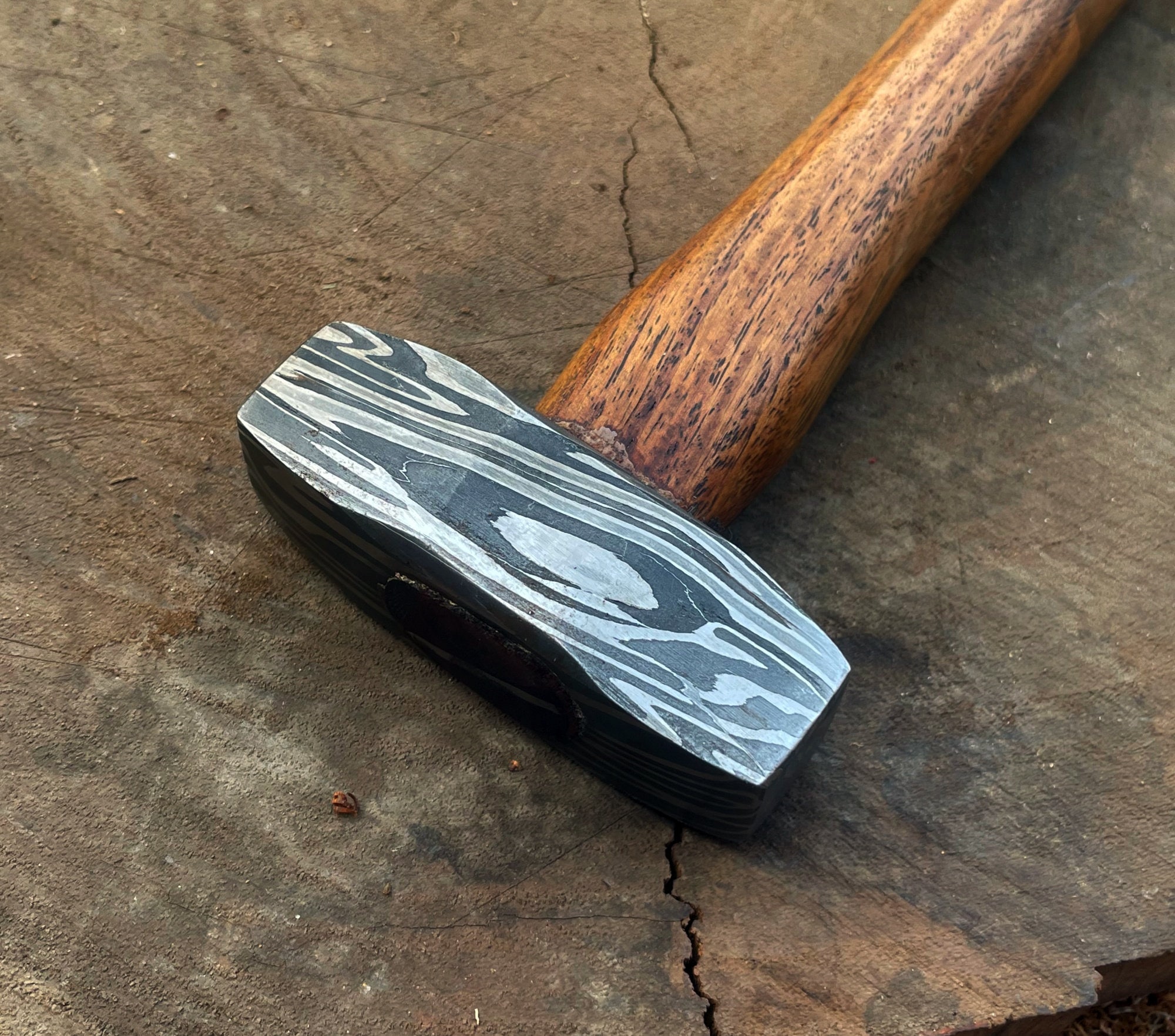 Handmade Damascus Hammer Custom Made Damascus Steel Best for - Etsy