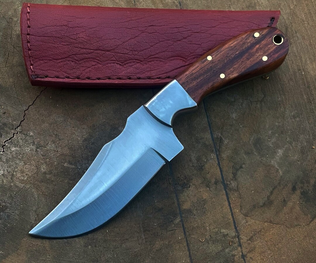 Hunting Knife Custom Handmade Skinner Knife 12c27 Sandvik - Etsy
