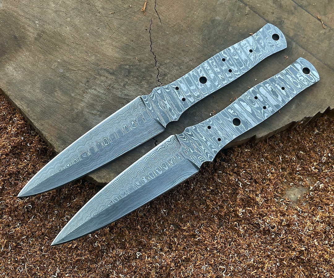 Hunting Knife Custom Handmade Throwing Knife Damascus Steel - Etsy