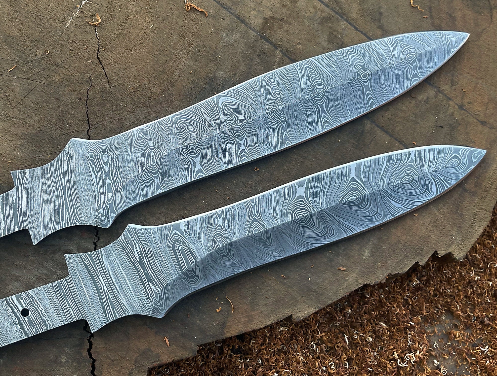 Hunting Knife Custom Handmade Throwing Knife Damascus Steel - Etsy