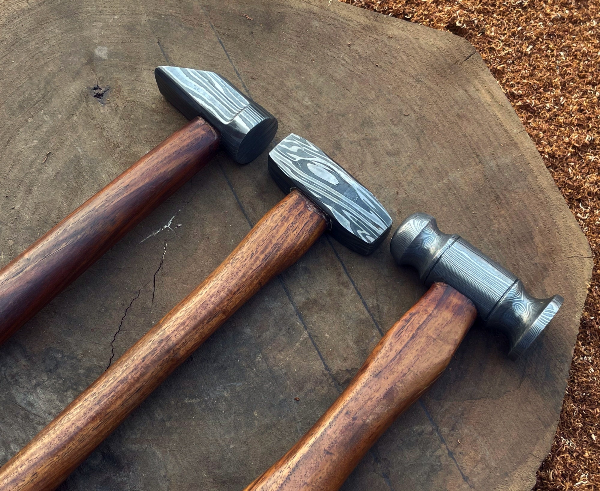 Handmade Damascus Hammer Custom Made Damascus Steel Best for - Etsy