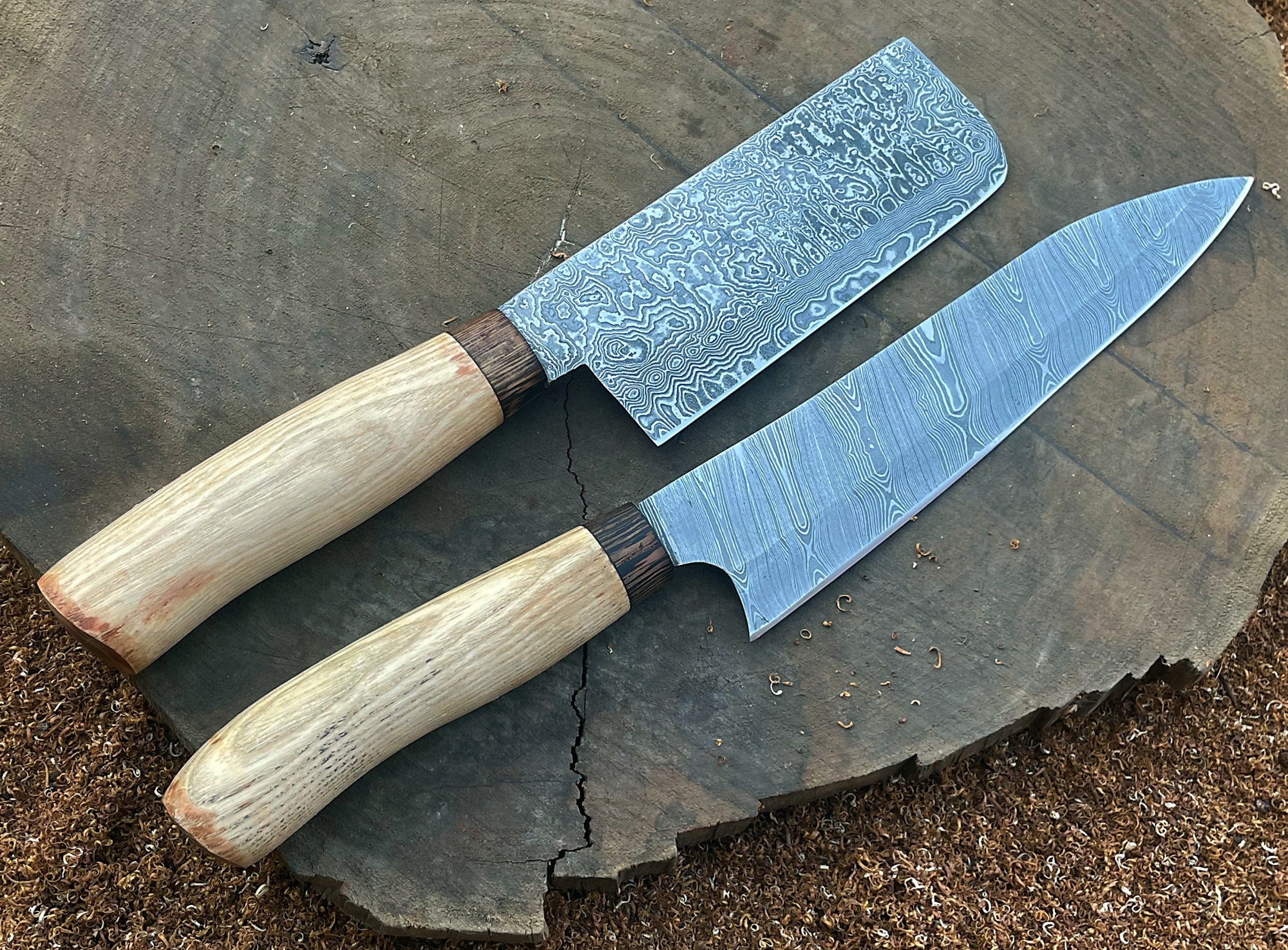 Kitchen Knife Custom Handmade Chef Knife Damascus Steel Knife Birthday ...