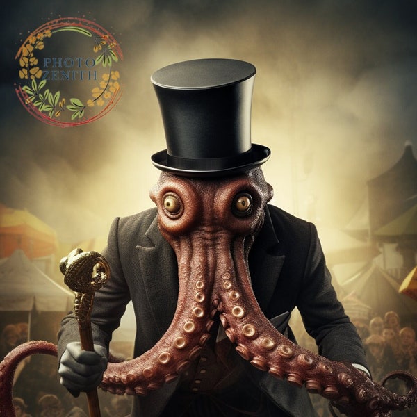 Octopus Top Hat - Etsy