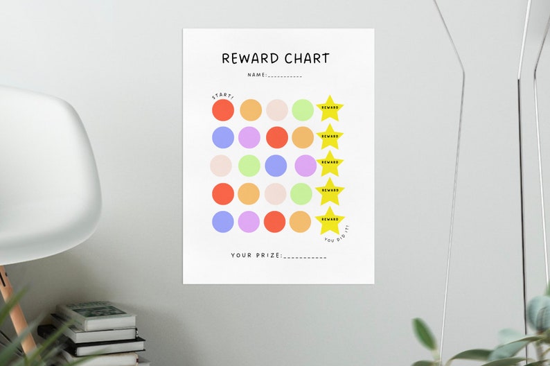 Reward Chart, Toddler Reward Chart, Reward Chart Printable, Kids ...