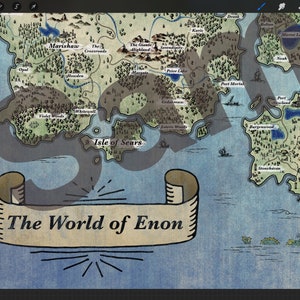 Custom Fantasy World Map | Dnd, TTRPG | 6k Resolution - Etsy