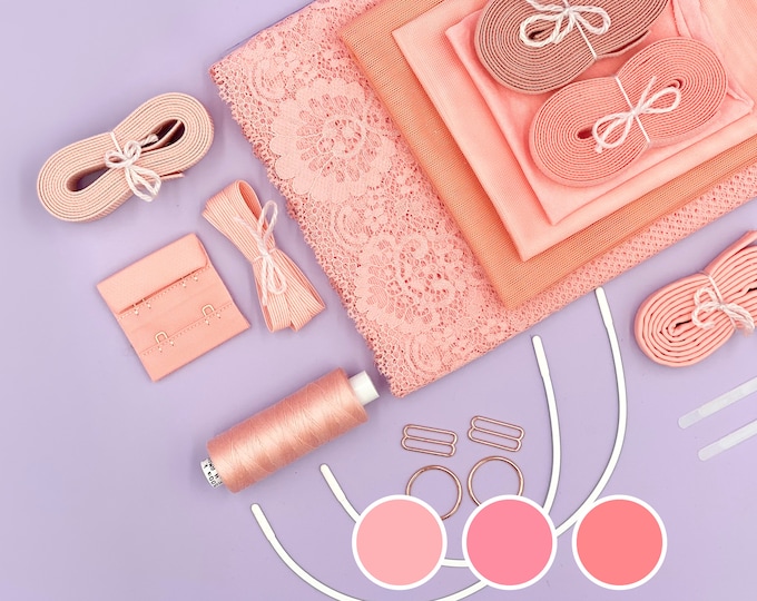 Large Bra & Panty Sewing Kit, Bra Making Kit, Bra Making Supplies, Bra ...