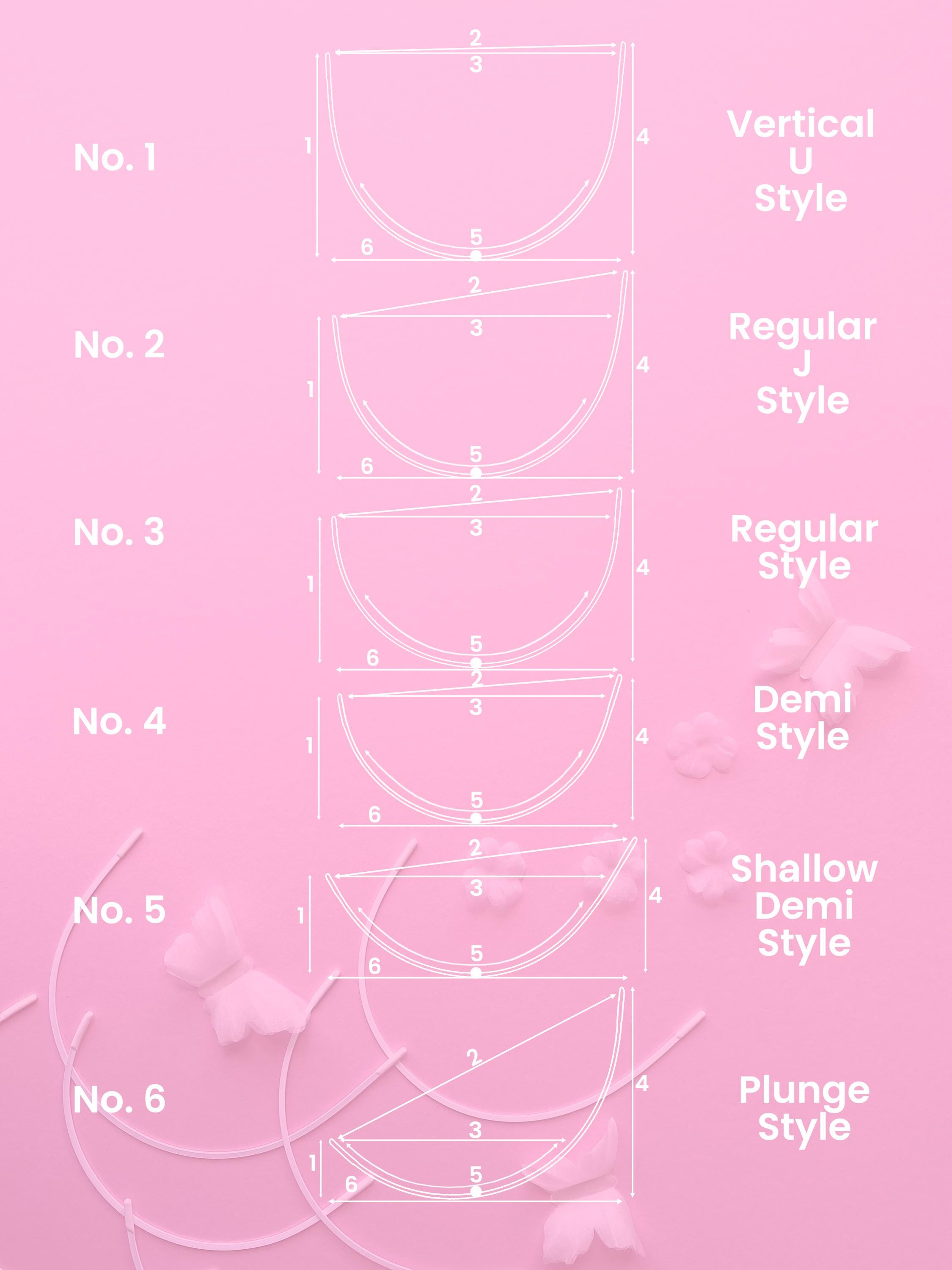 Metal Bra Underwires – Multiple Styles & Sizes: Sewing Notions for ...