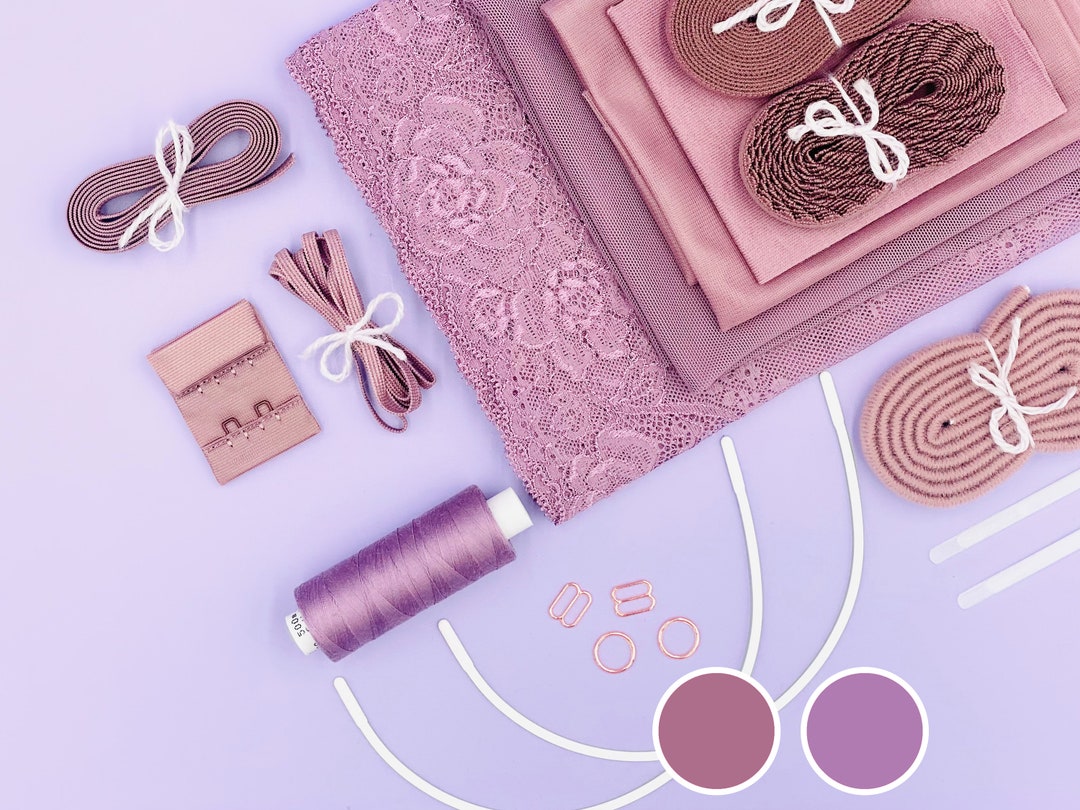 Bra & Panty Making Kit, Lingerie Sewing Kit, Bra Making Kit, Bra Making ...