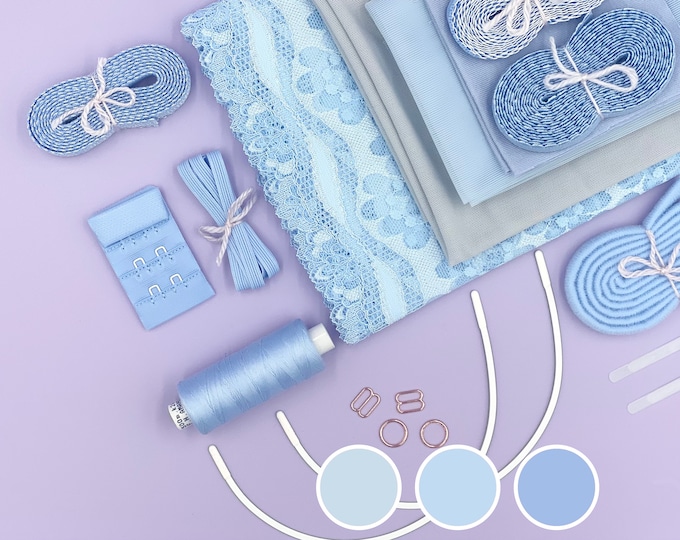 Bra & Panty Making Kit, Lingerie Sewing Kit, Bra Making Kit, Bra Making ...