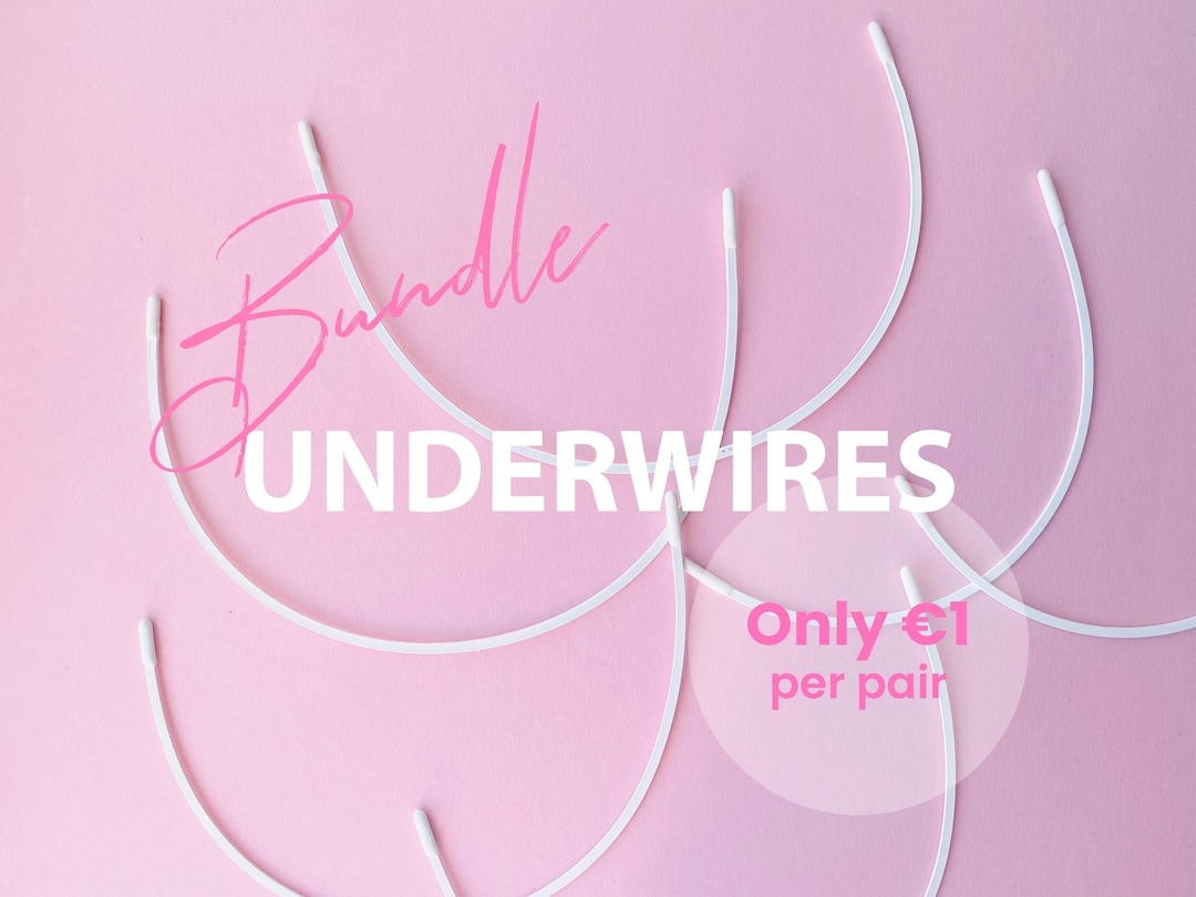 Metal Bra Underwires – Multiple Styles & Sizes: Sewing Notions for ...